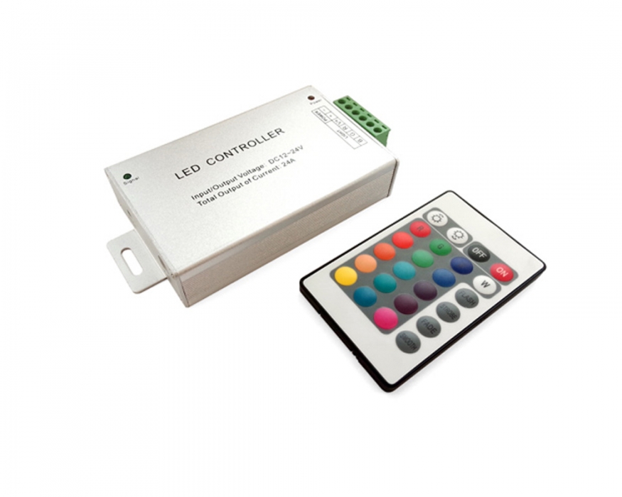 Контроллер RGB 24A на 24 кнопки к светодиодной ленте. Купить RGB ...